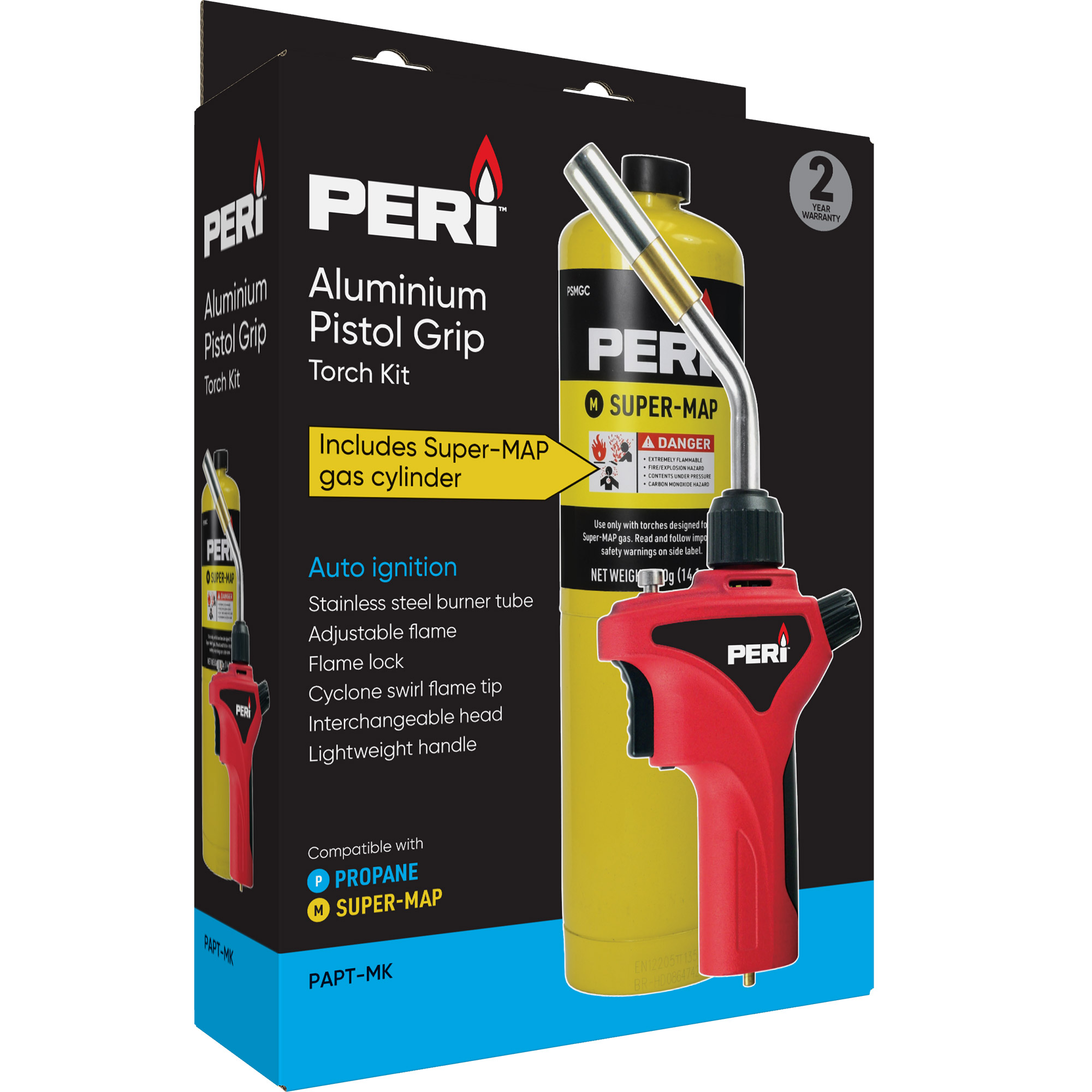 ALUMINIUM PISTOL GRIP TORCH KIT – Peri™