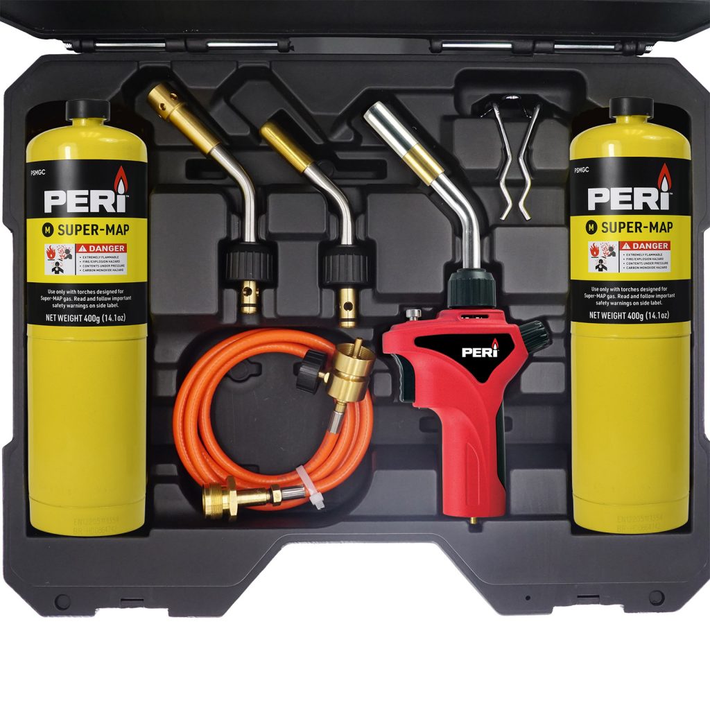 ALUMINIUM PISTOL GRIP TORCH KIT WITH CASE - Peri™